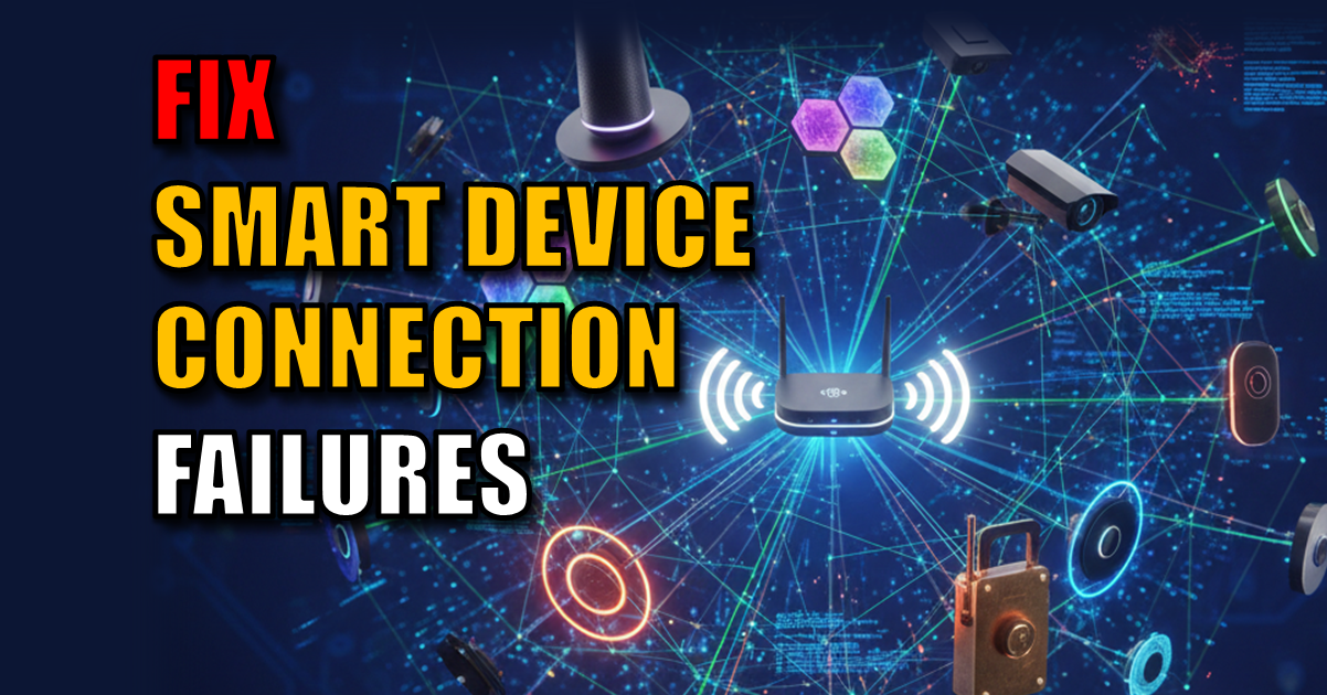 Smart Device Connection Failure? 6 Pro Fixes for a Stable Home
